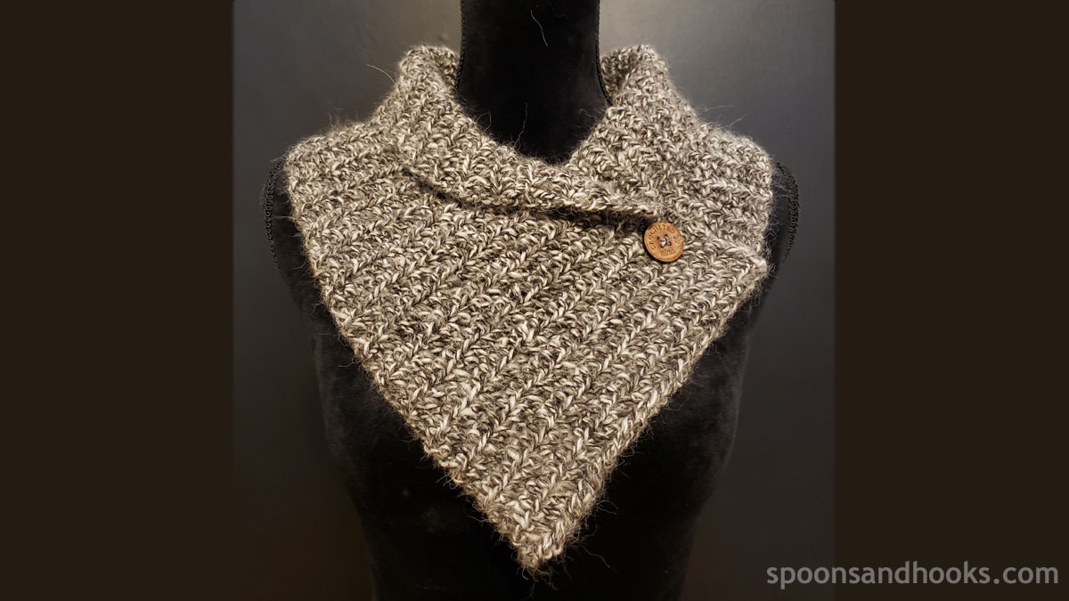Quick collared cowl – Spoons & Hooks: Crochet patterns